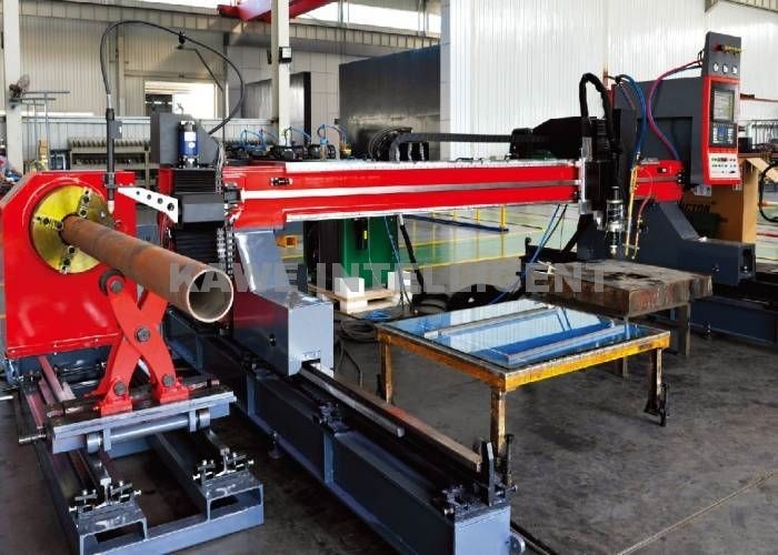 Multi Function CNC Plasma Cutting Machine 6 Axis Tube Profile Cutting ...